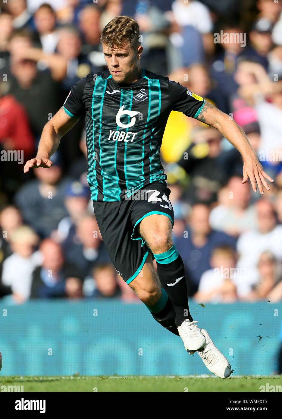 Swansea City's Jake Bidwell Stock Photo - Alamy