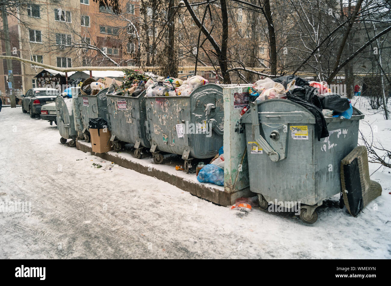 Construction Waste Containers High Resolution Stock Photography and ...