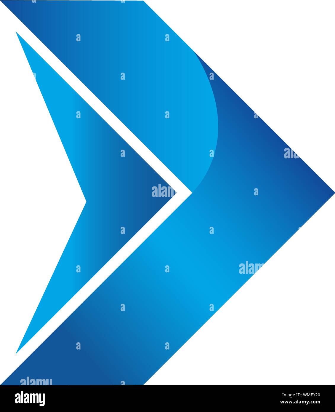 3d arrow mark Stock Vector Images - Alamy