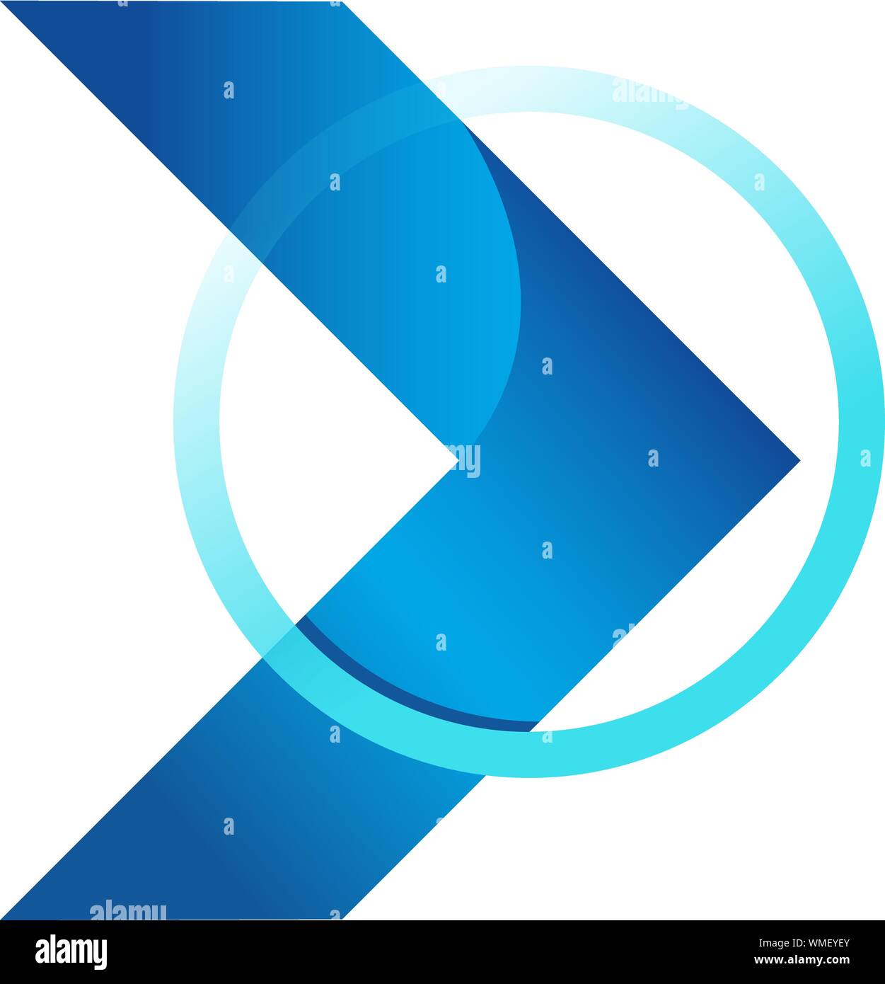 Abstract design arrow icon 3d Stock Vector Image & Art - Alamy