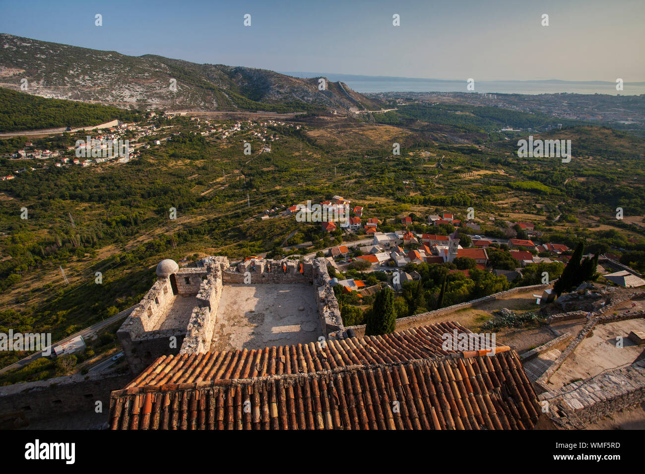 View from Klis Fortress, near Split, Croatia Stock Photo - Alamy