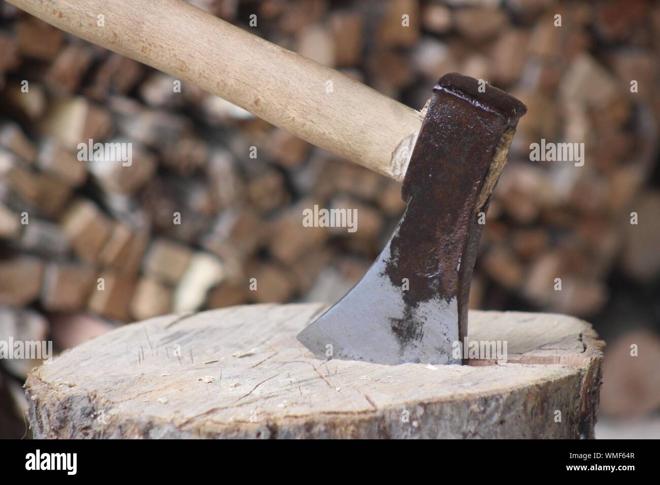 Cutting Axe High Resolution Stock Photography and Images - Alamy