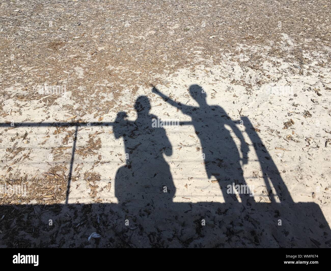 Shadow father son hi-res stock photography and images - Alamy