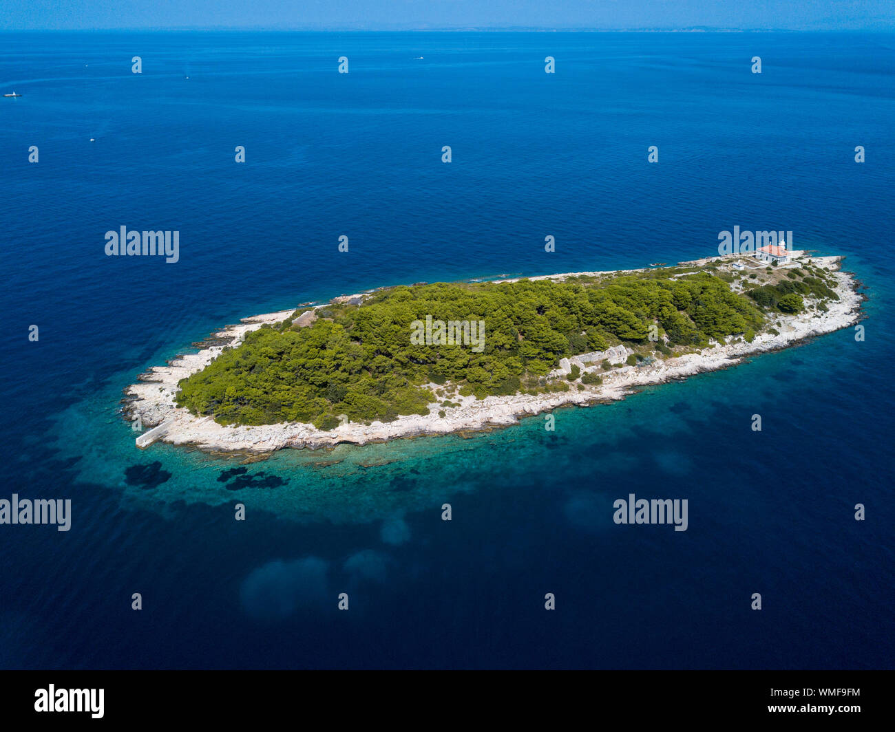 Host island, Vis island, Croatia. Named in honour of Captain William ...
