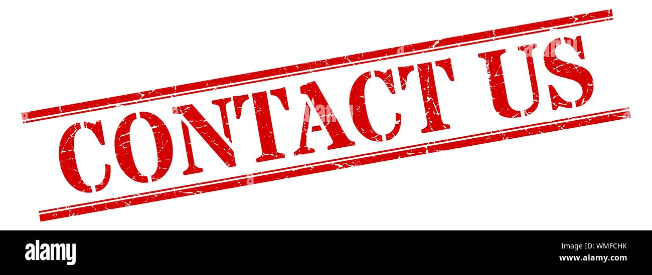 Contact us stamp square hi-res stock photography and images - Alamy
