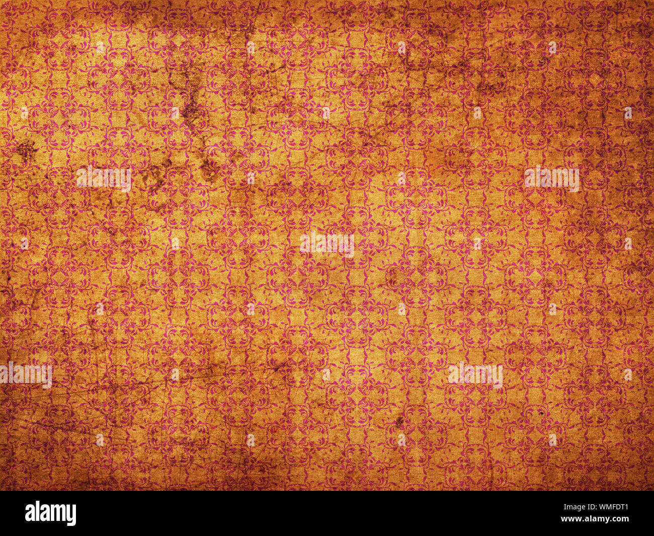 Illustration of vintage yellow pattern grunge texture background Stock ...