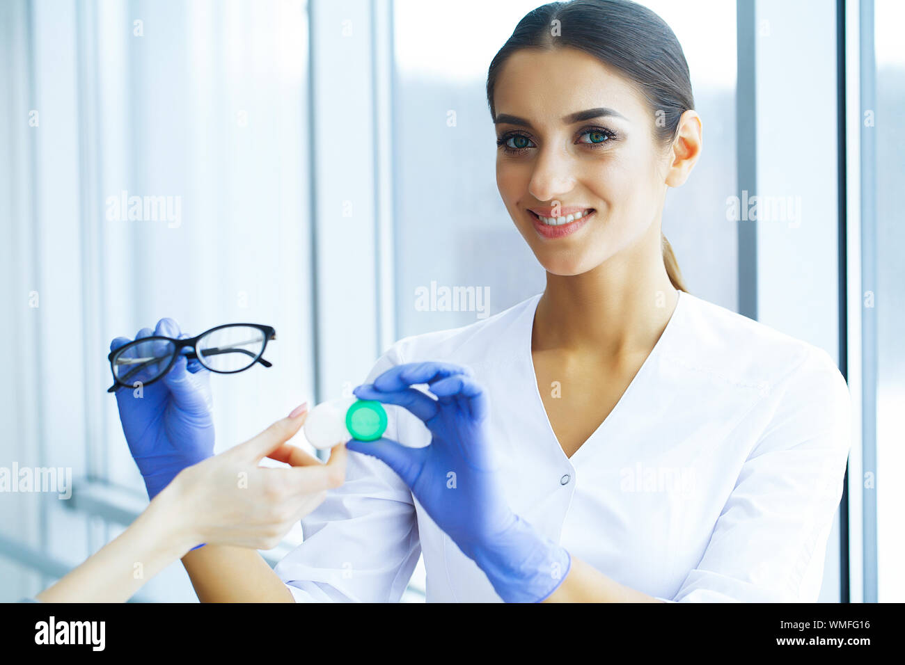 Health and Beauty. Doctor Ophthalmologist. Contact Lenses or Glasses ...