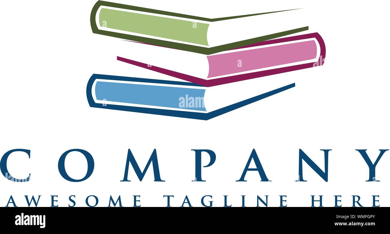 abstract Book Logo and Icon Template, design library icon Stock Vector ...