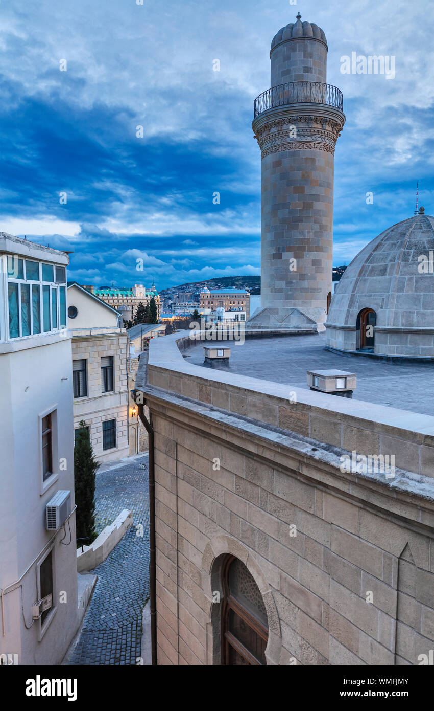 Street in Old City, Inner City, Baku, Azerbaijan Stock Photo - Alamy