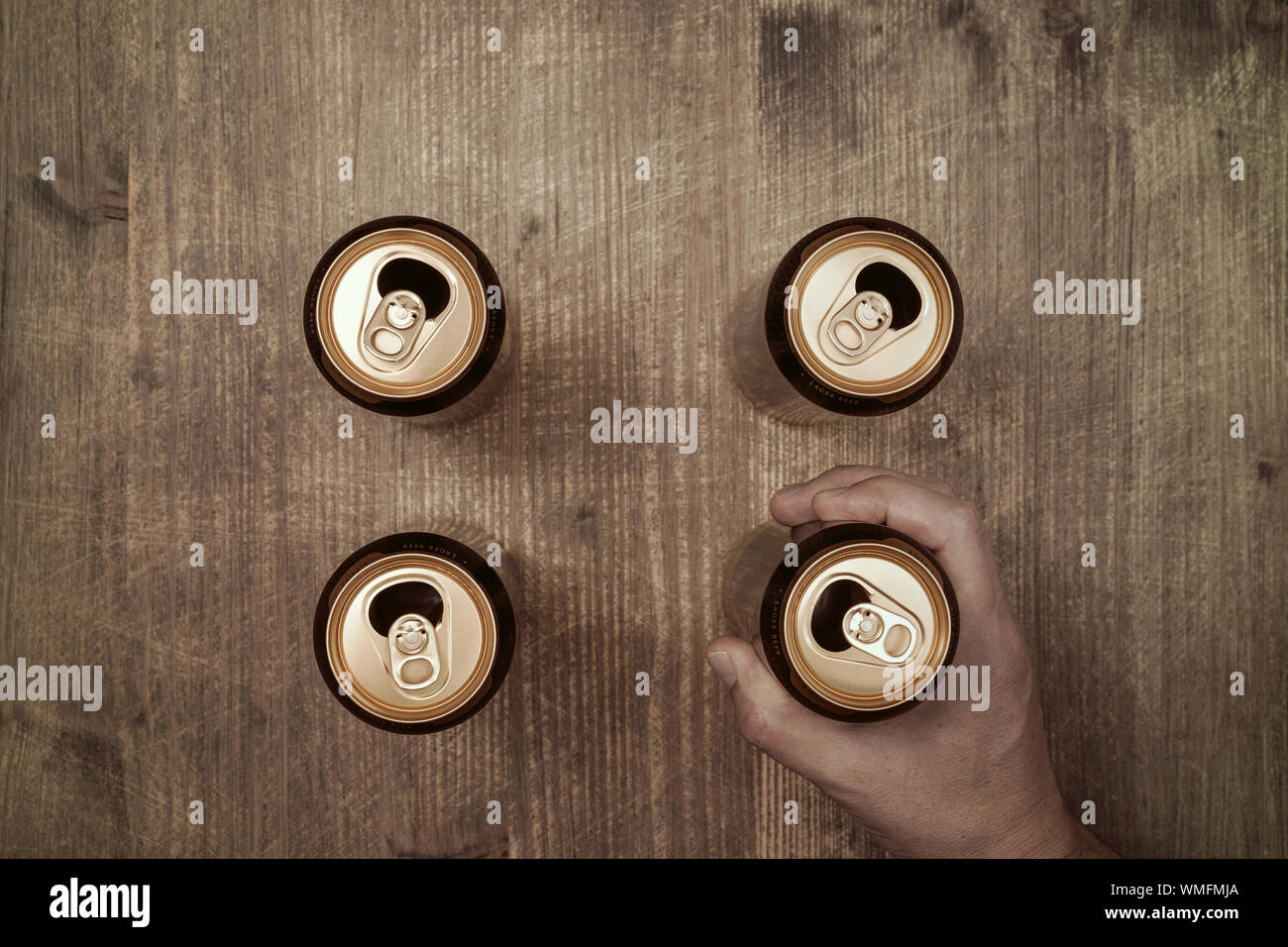 Four cans of beer hi-res stock photography and images - Alamy