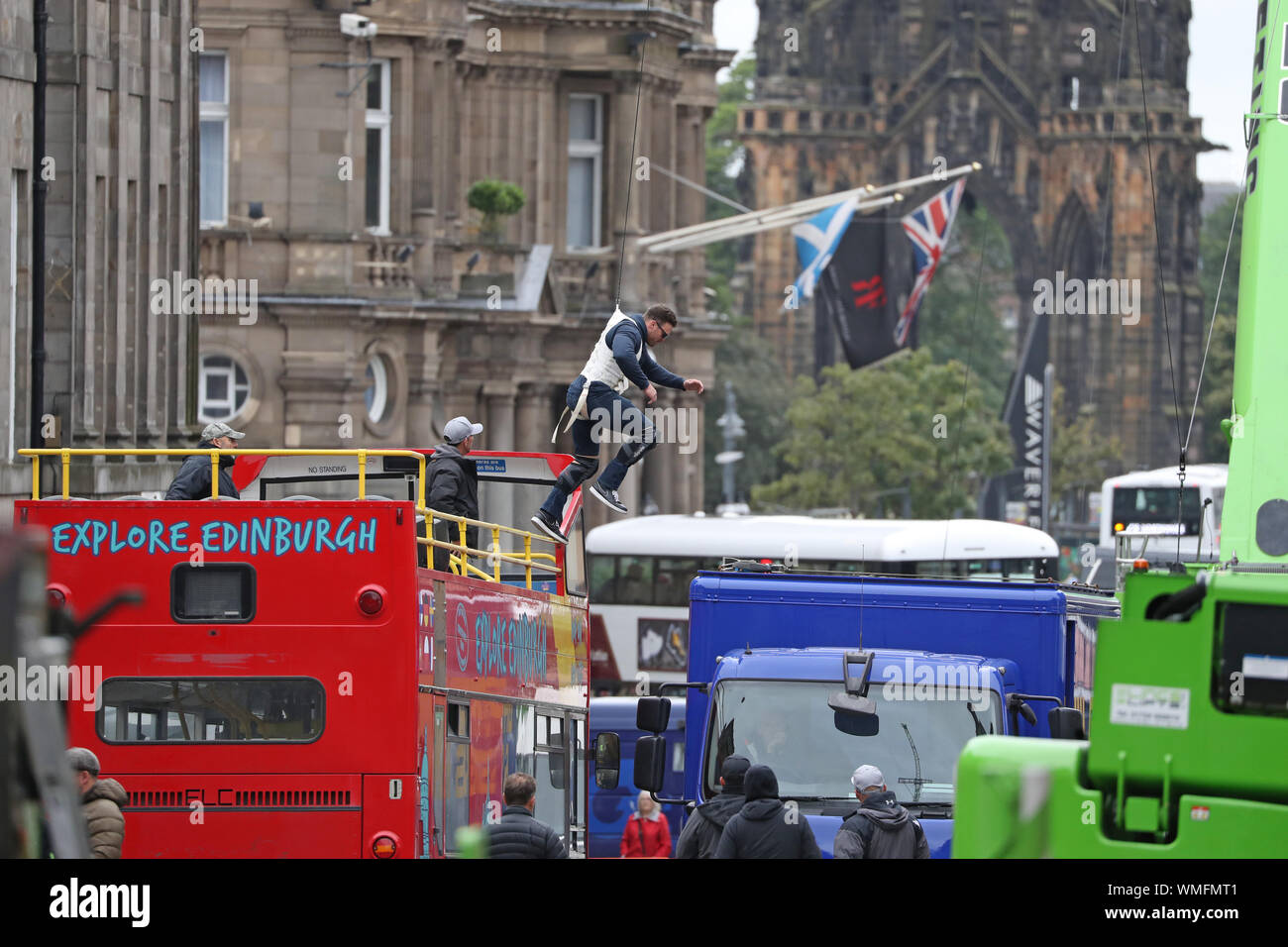 Fast and furious filming in edinburgh hi-res stock photography and ...