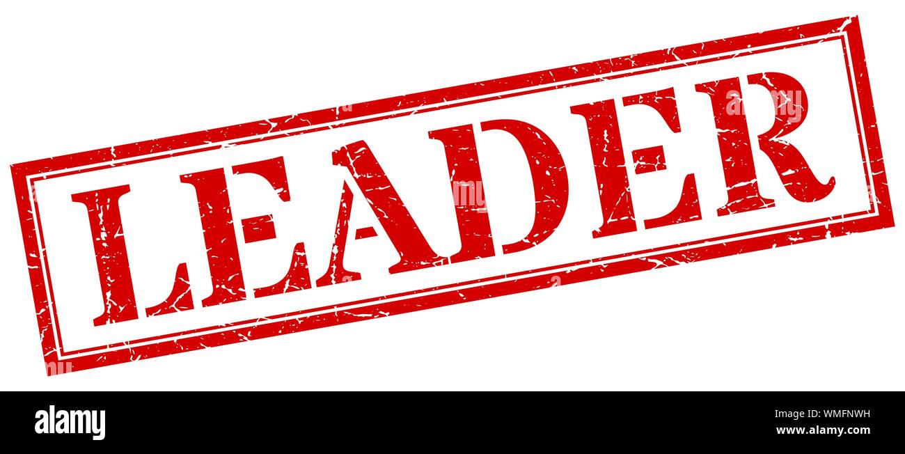 leader stamp. leader square grunge sign. leader Stock Vector Image ...