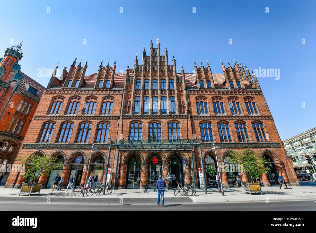 Altes Rathaus, Karmarschstrasse, Hannover, Niedersachsen, Deutschland ...