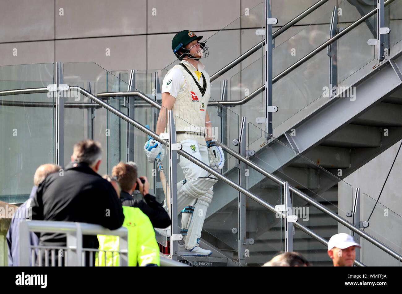 Australias steve smith walks out hi-res stock photography and images ...