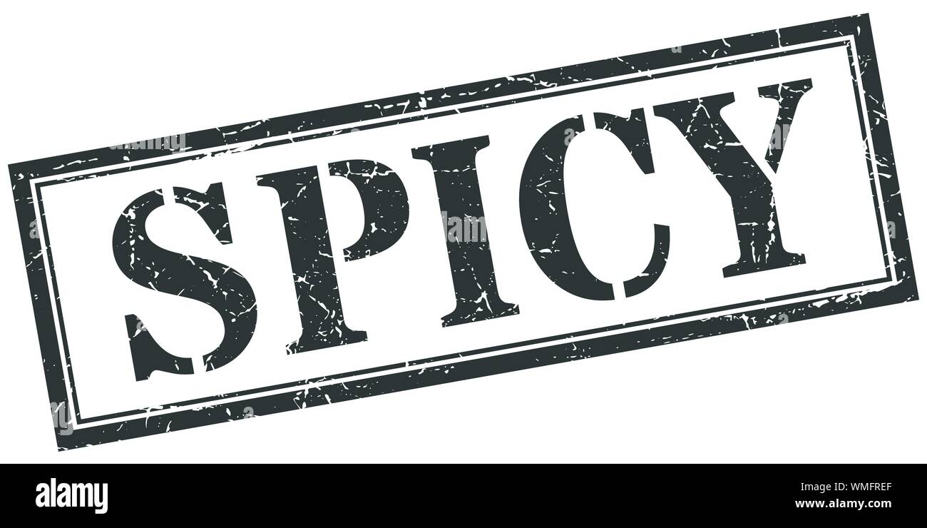 spicy stamp. spicy square grunge sign. spicy Stock Vector Image & Art ...