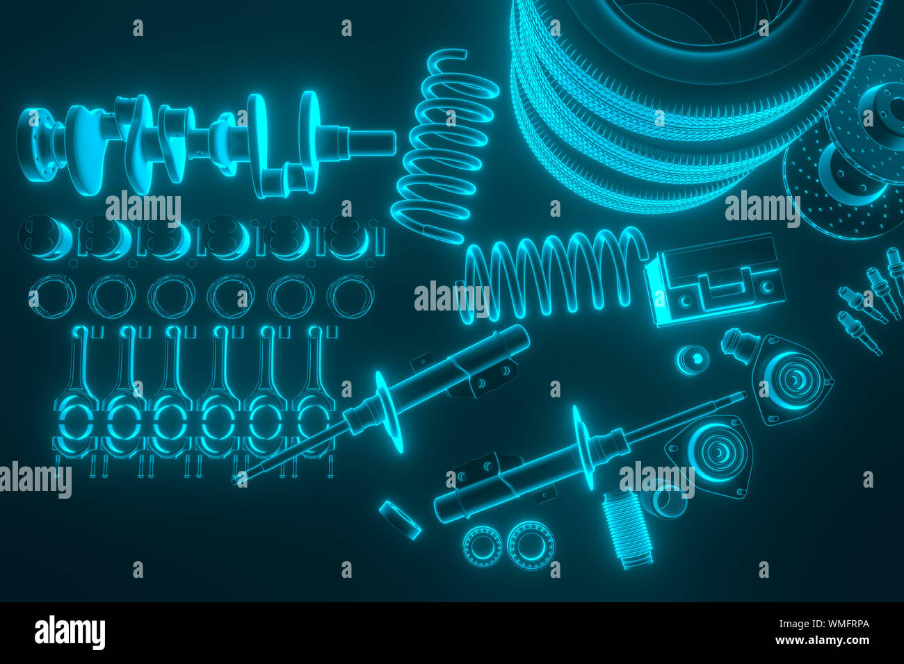 Automotive Parts Backgrounds