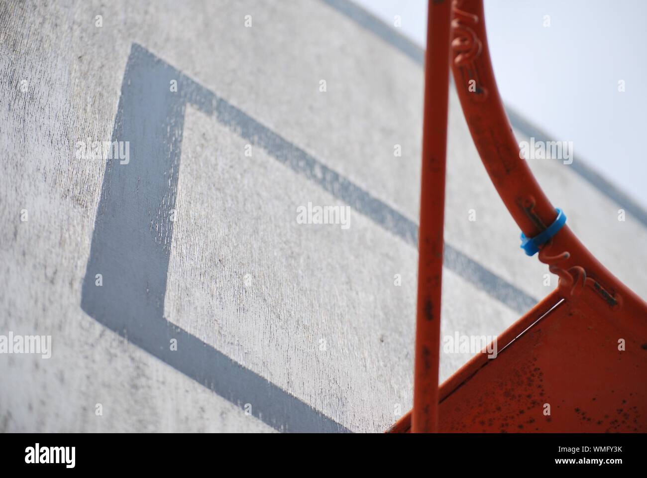 Close-up View Of Basketball Hoop Stock Photo - Alamy