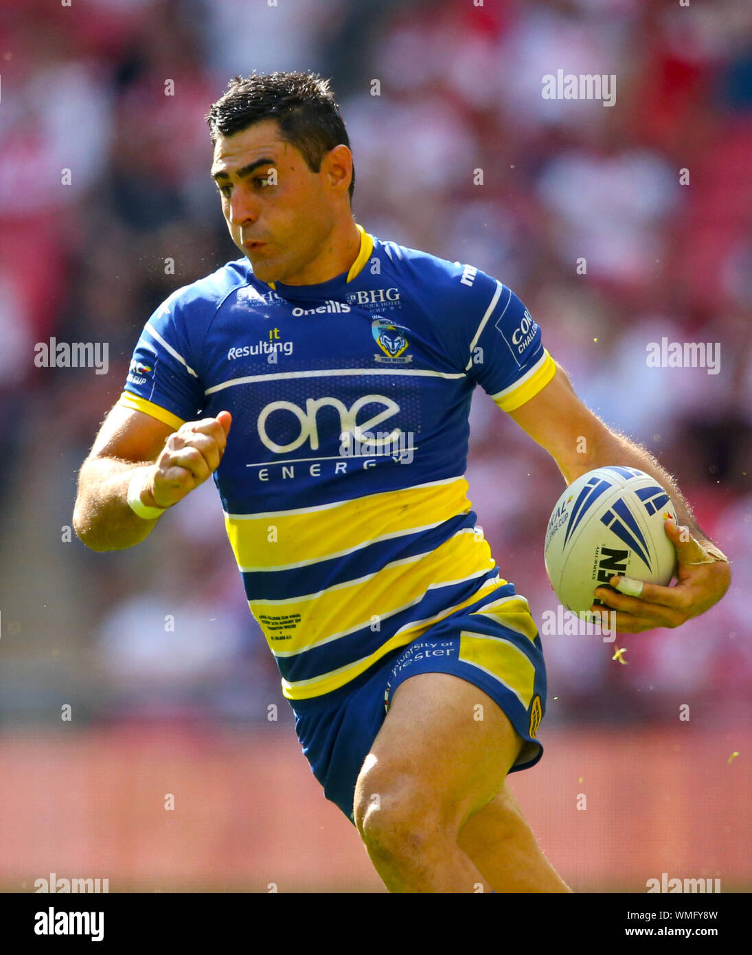Warrington Wolves' Bryson Goodwin Stock Photo - Alamy