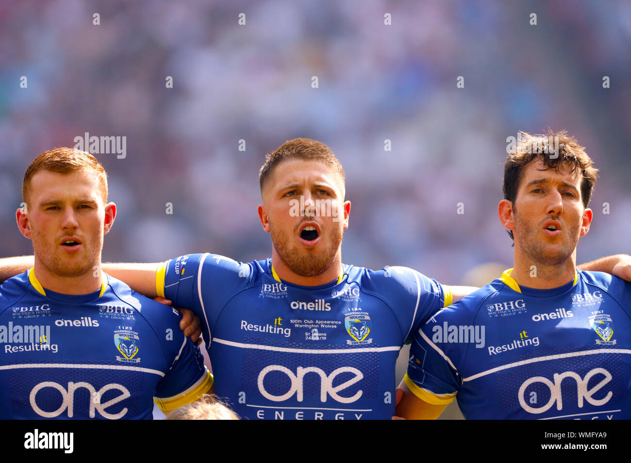 Warrington Wolves' Tom Lineham Stock Photo - Alamy