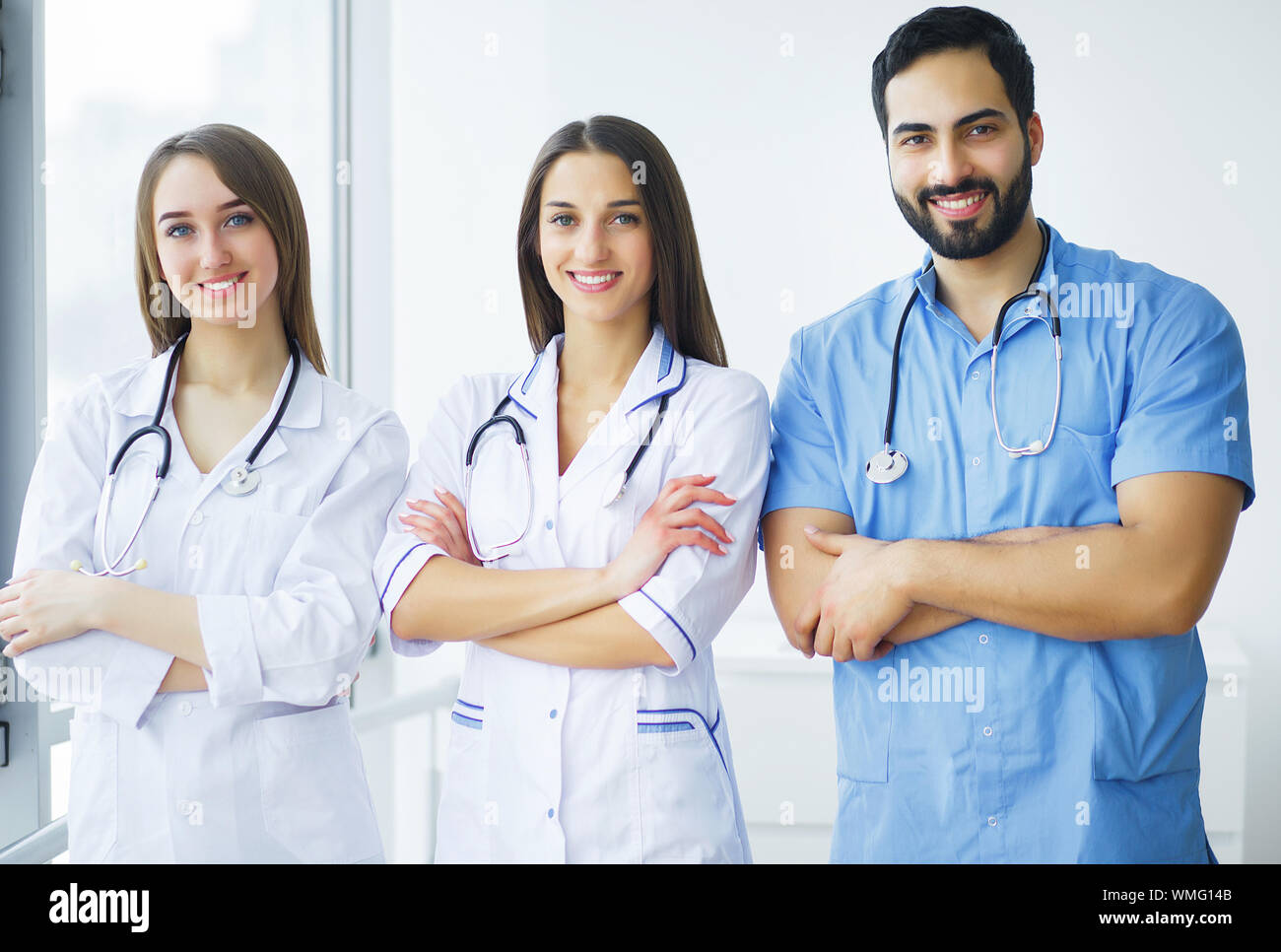 Health Care. Doctors working together as team for motivation, success ...
