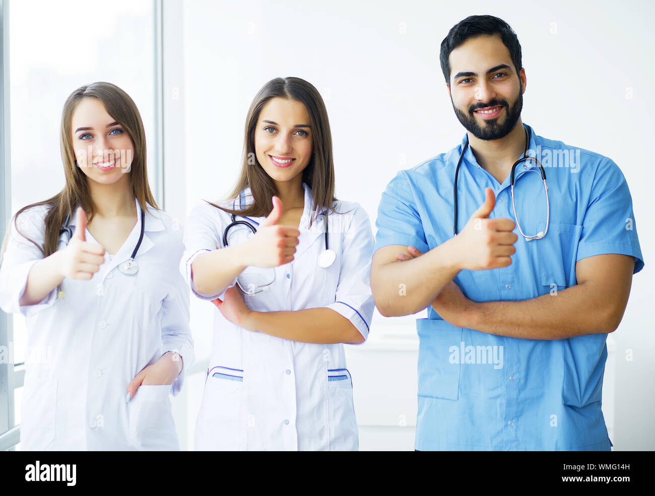 Motivation support hands doctors hi-res stock photography and images ...