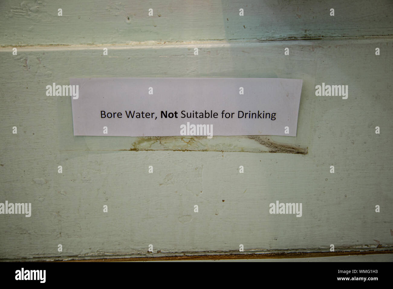 Bore Water Sign High Resolution Stock Photography and Images - Alamy
