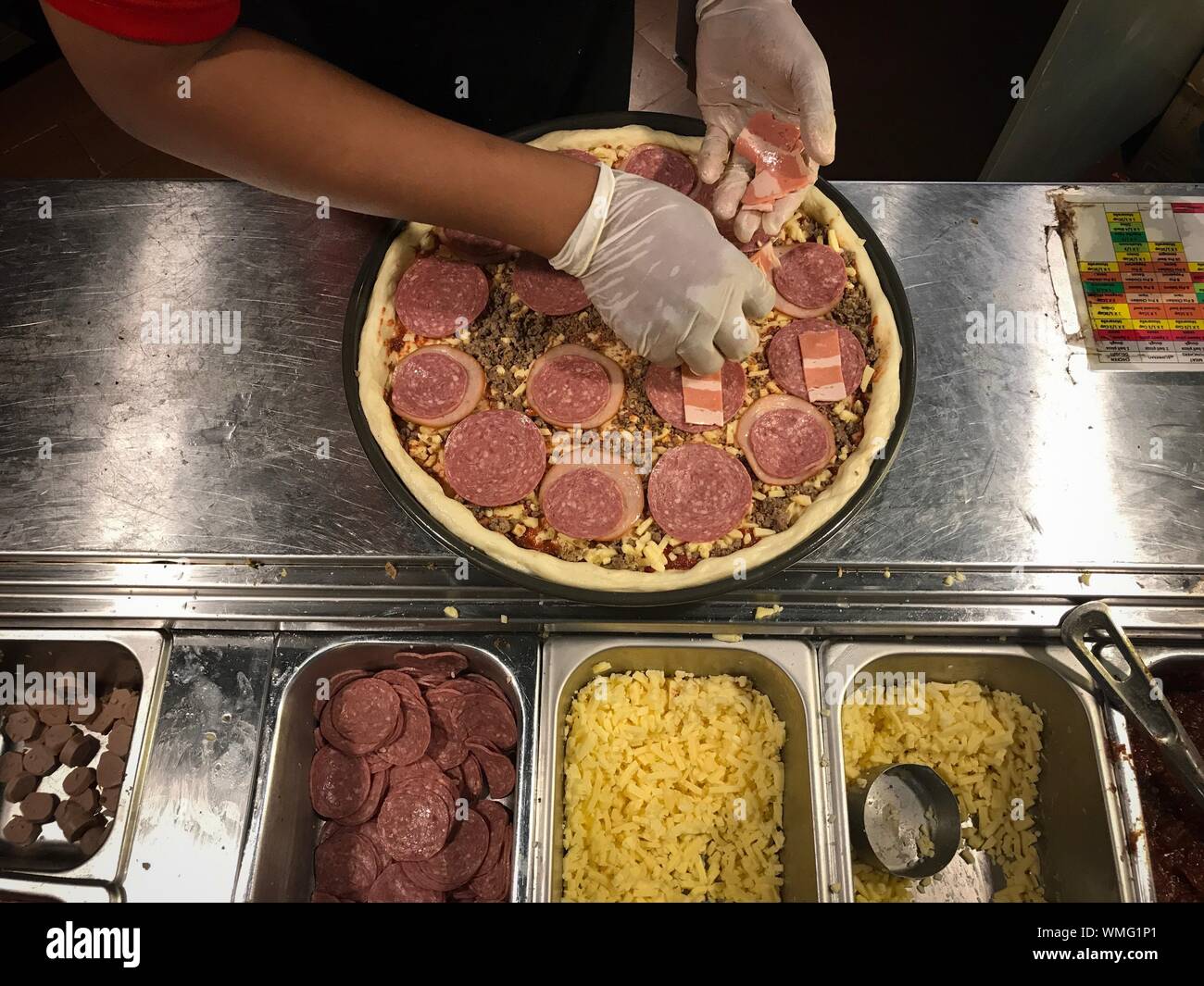 Pizza commercial hi-res stock photography and images - Alamy