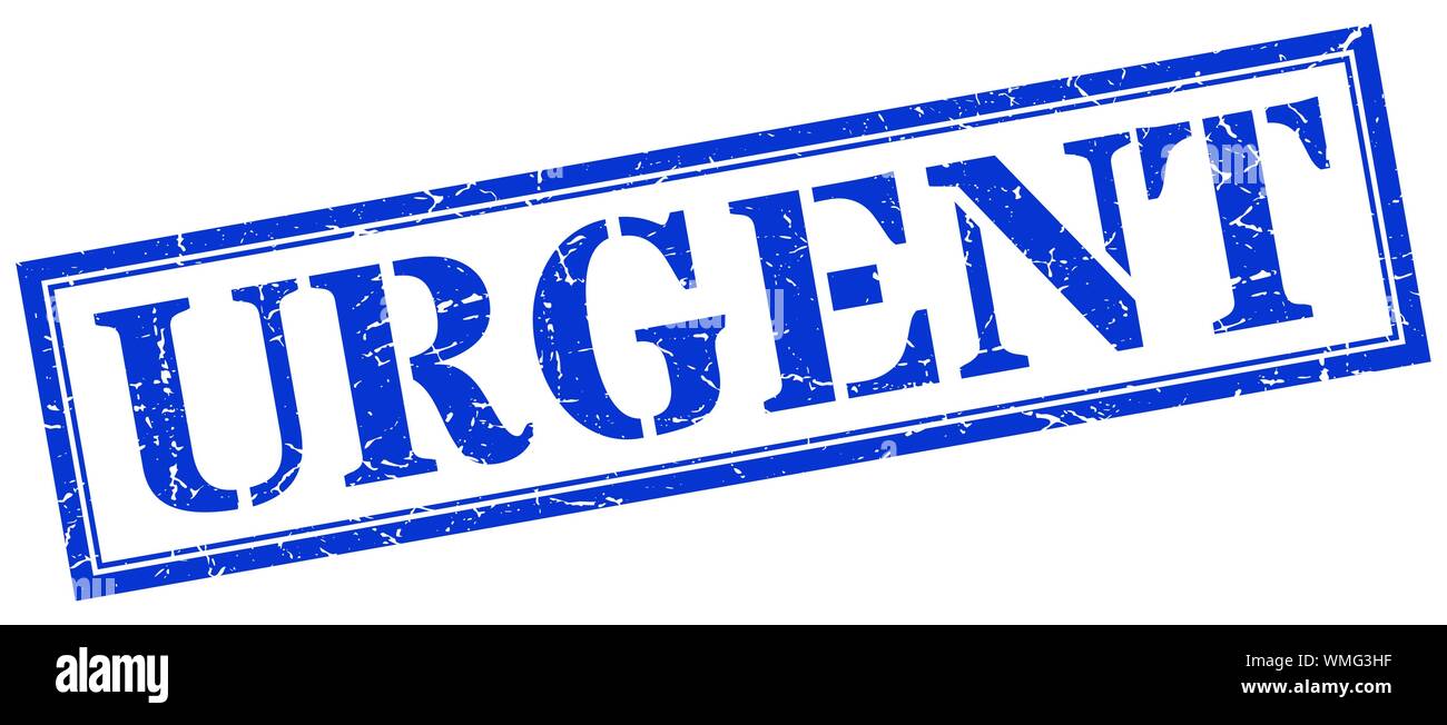 urgent stamp. urgent square grunge sign. urgent Stock Vector Image ...