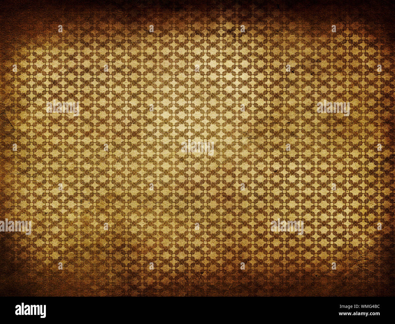 Illustration of abstract floral pattern on paper texture background ...