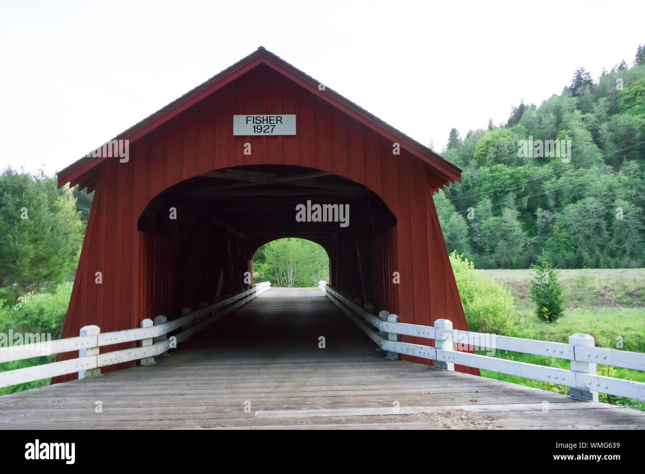 Covered pedestrian bridge man hi-res stock photography and images - Alamy