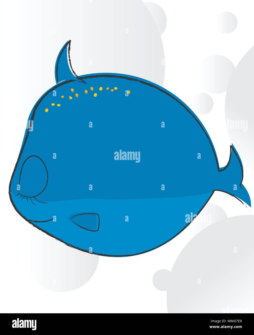 Vibrant yellow fish Stock Vector Images - Alamy