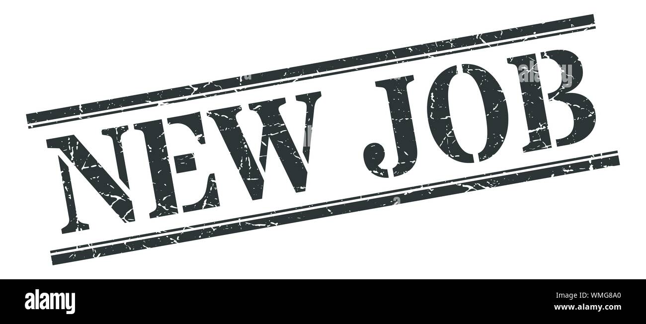 new job stamp. new job square grunge sign. new job Stock Vector Image ...