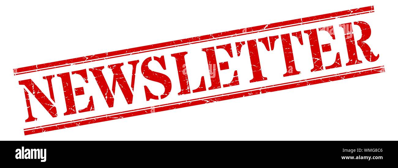 newsletter stamp. newsletter square grunge sign. newsletter Stock ...