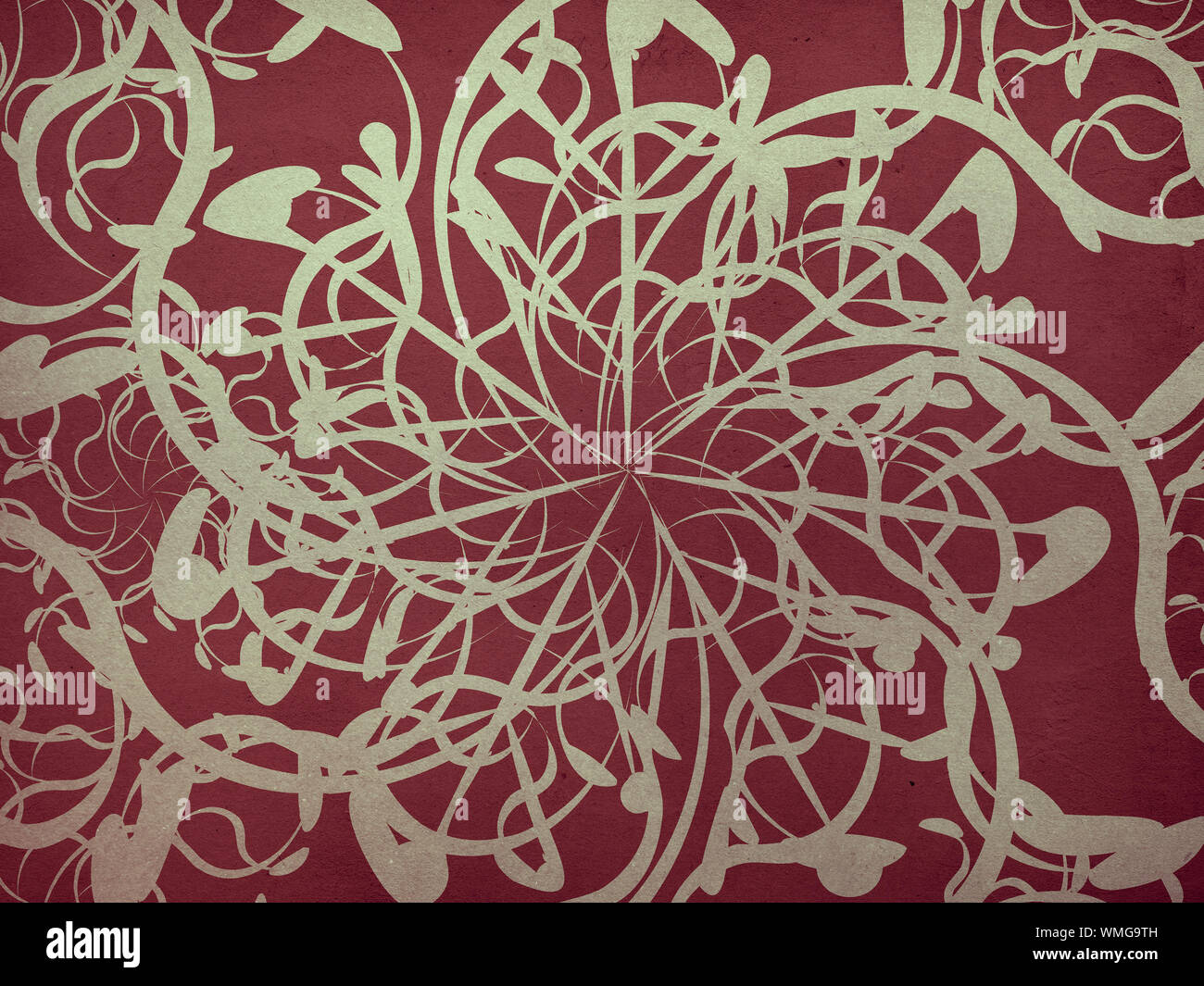 Illustration of red vintage floral pattern texture background Stock ...