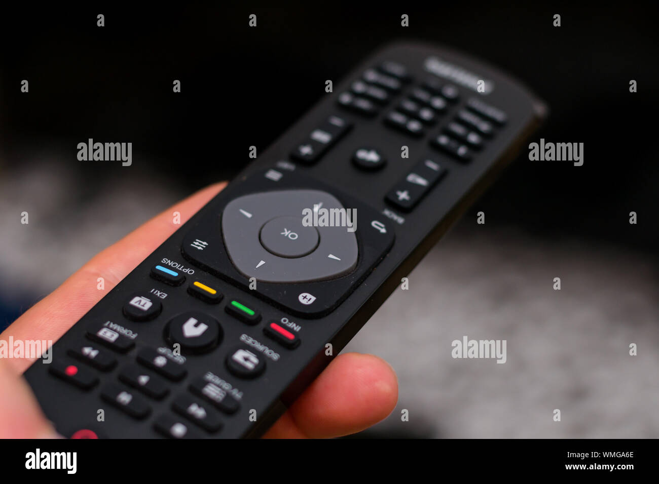 remote control from the TV Stock Photo - Alamy
