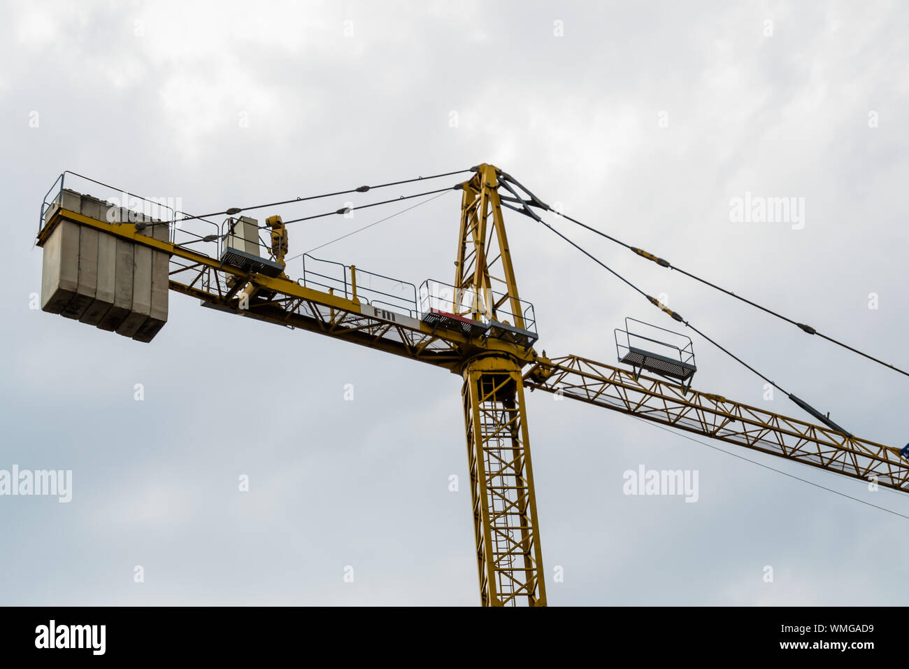 industrial crane for lifting high weights Stock Photo - Alamy