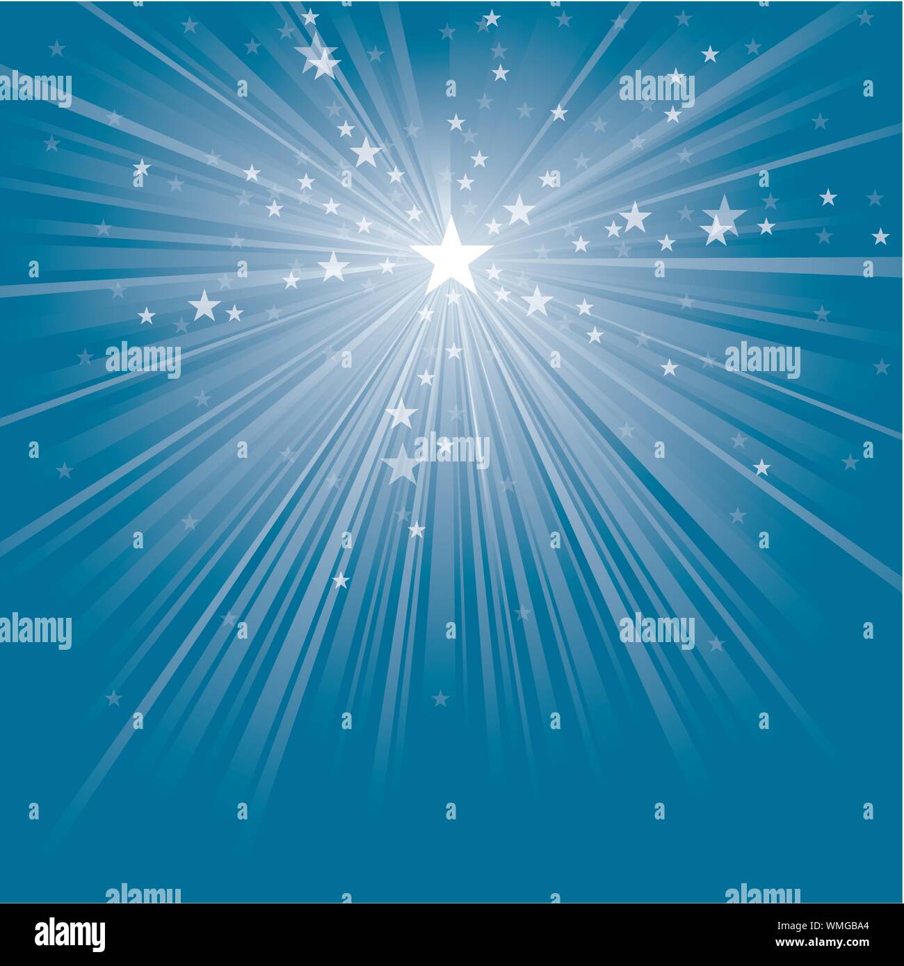 Light Rays And Stars Stock Vector Image & Art - Alamy