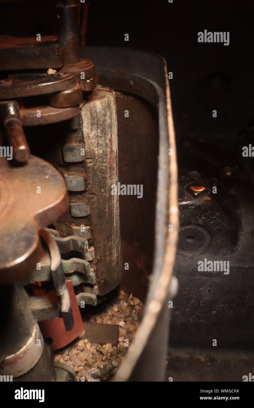 Mining Rail Car Detail Stock Photo - Alamy