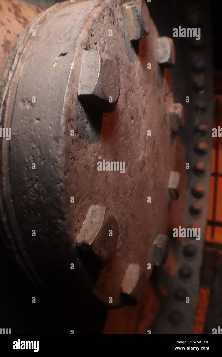 Mining Rail Car Detail Stock Photo - Alamy