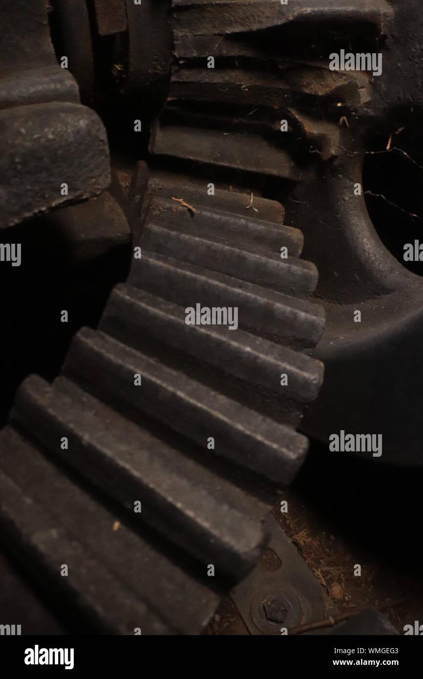 Mining Rail Car Detail Stock Photo - Alamy