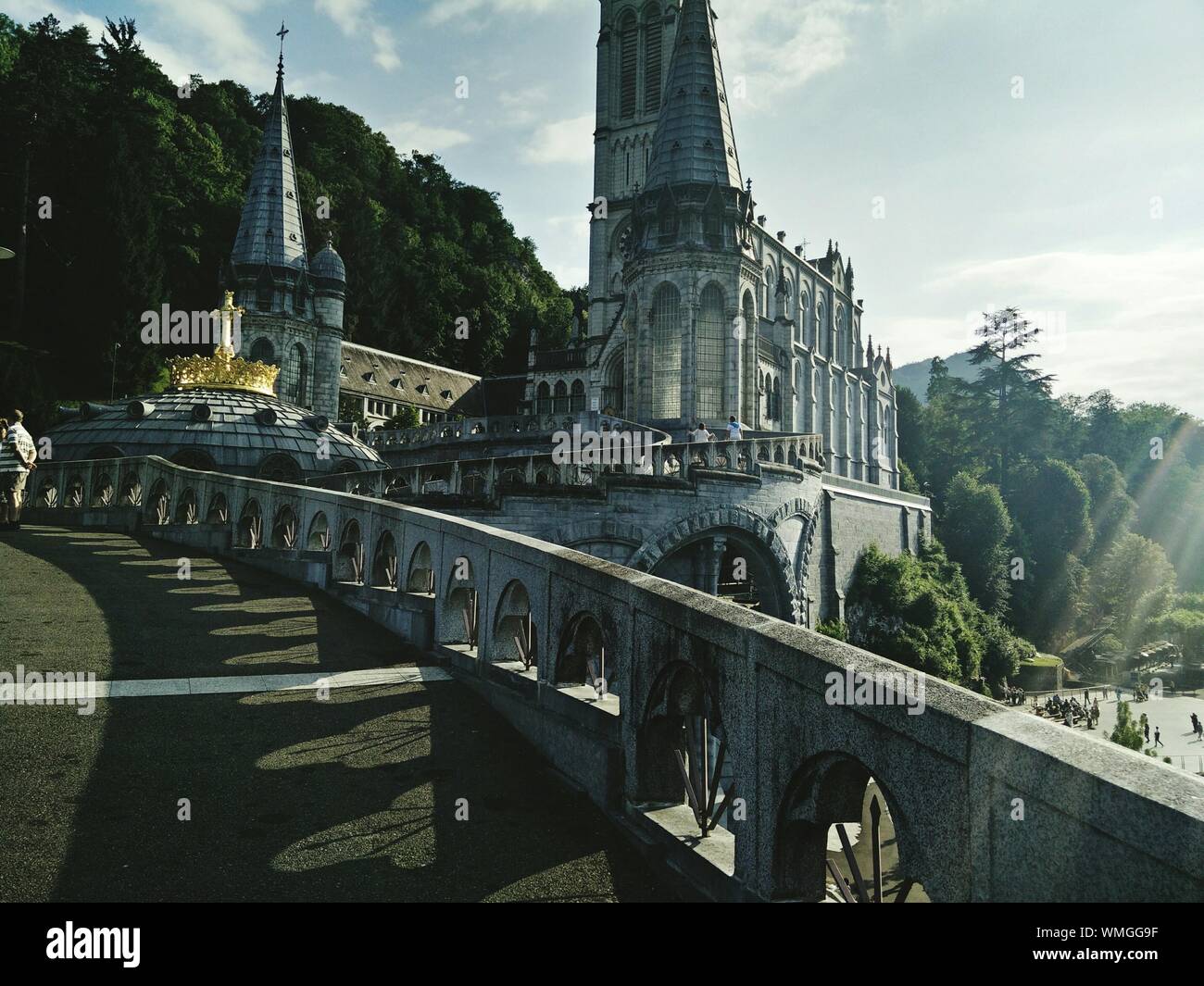 The Sanctuary Of Our Lady Of Lourdes High Resolution Stock Photography ...