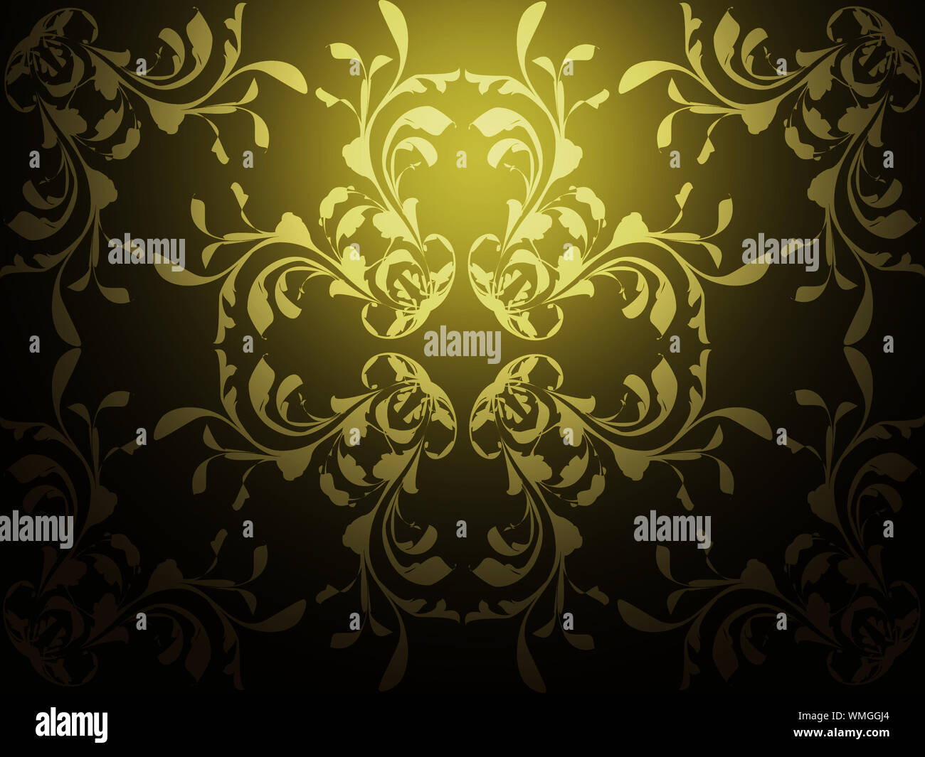 Illustration of abstract yellow background with pattern texture Stock ...