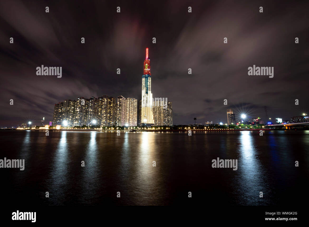 Landmark 81 night tallest tower hi-res stock photography and images - Alamy