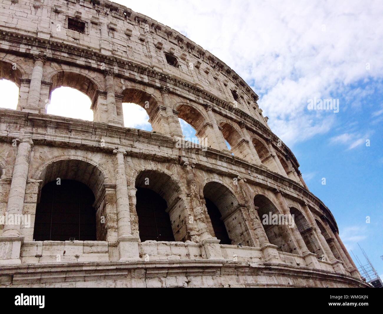 Coliseum cloudy sky amphitheater hi-res stock photography and images ...