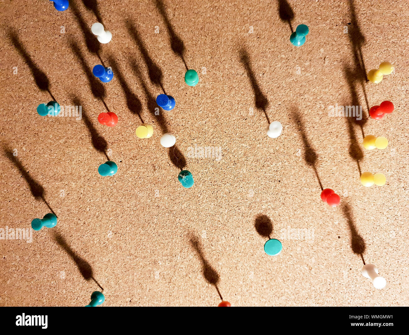 Drawing pins in board hi-res stock photography and images - Alamy
