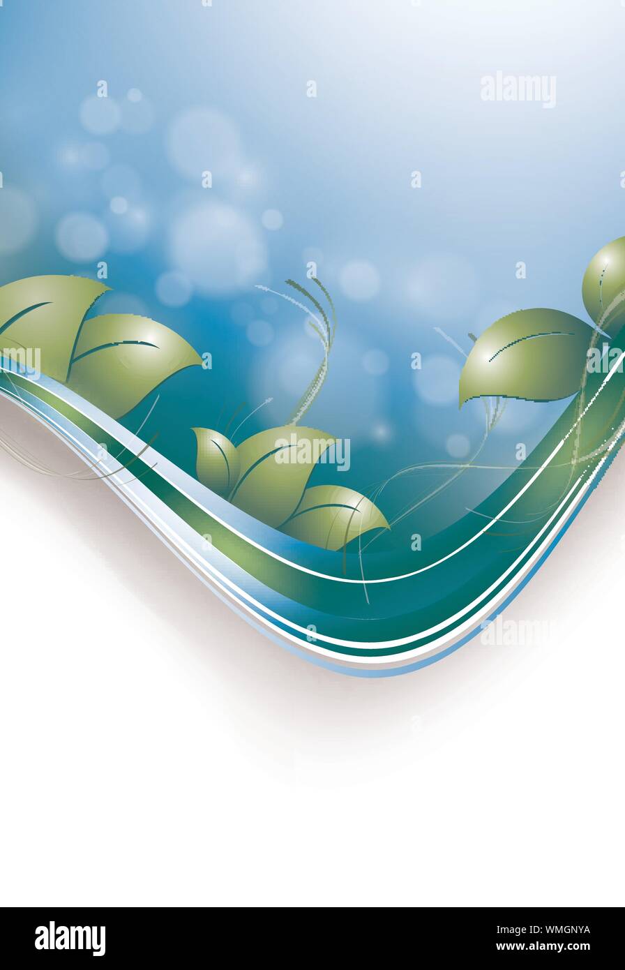 floral environmental vector frame Stock Vector Image & Art - Alamy