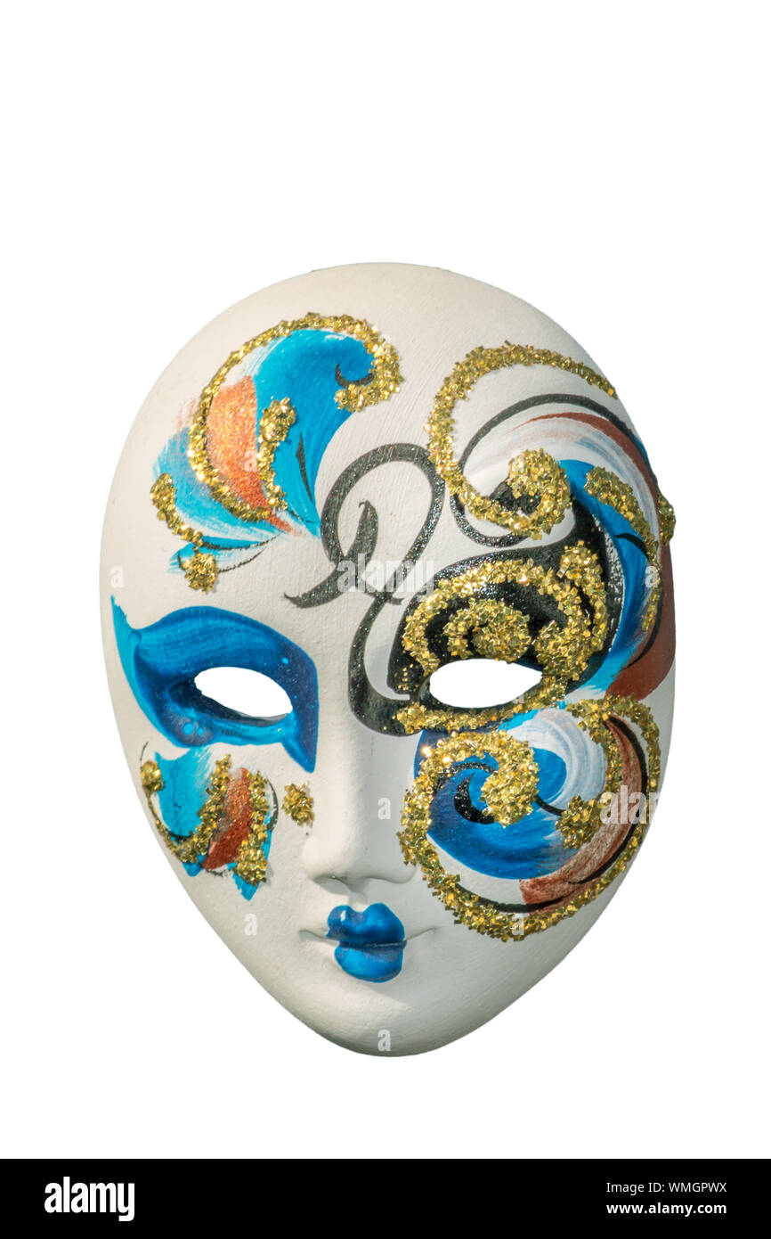 Colorful mask white background hi-res stock photography and images - Alamy