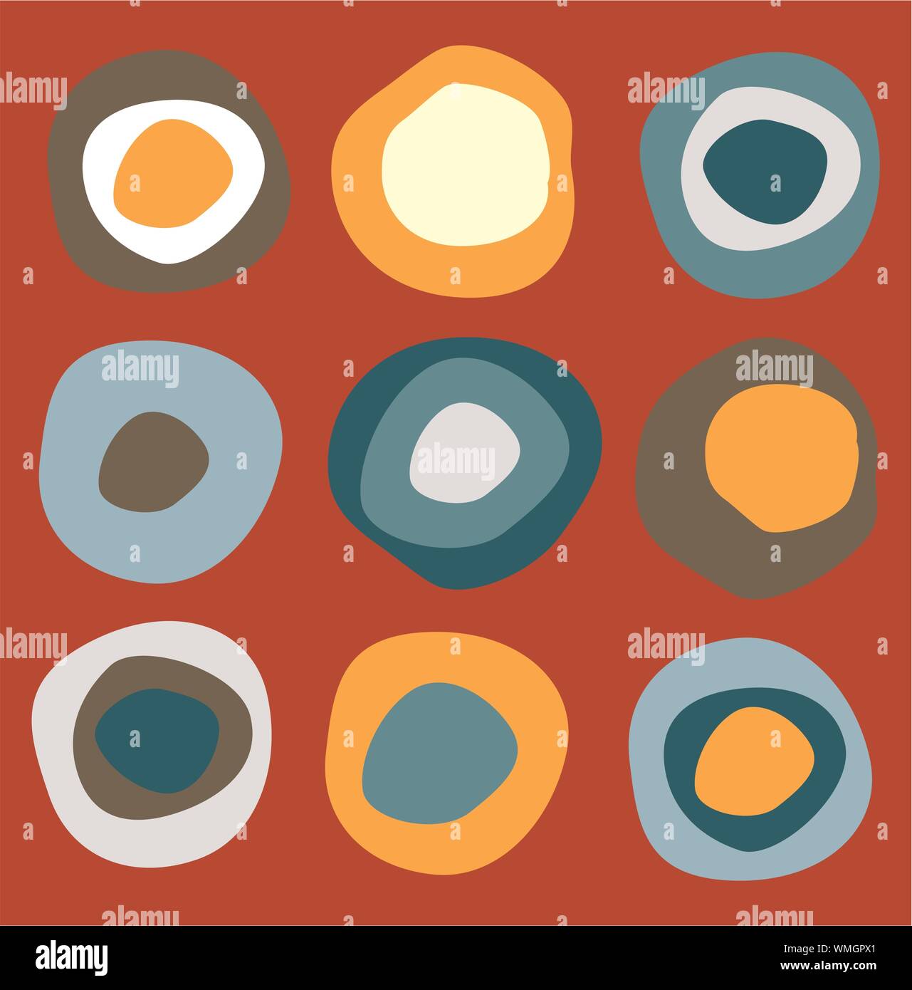 Colorful circles pattern Stock Vector Image & Art - Alamy