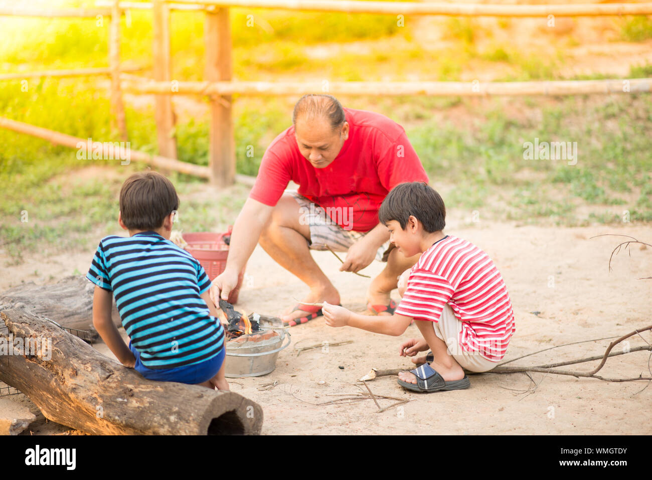 Lighting Fire High Resolution Stock Photography and Images - Alamy