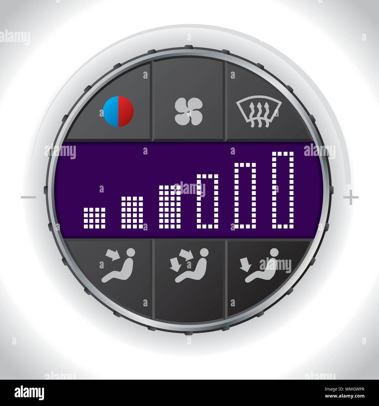 Here climate control car Stock Vector Images - Alamy